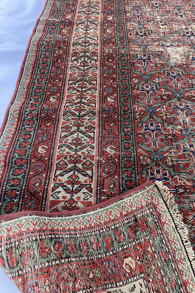 Blue Parakeet Rugs Antique Persian Rug No. 2918 | AnthroLiving