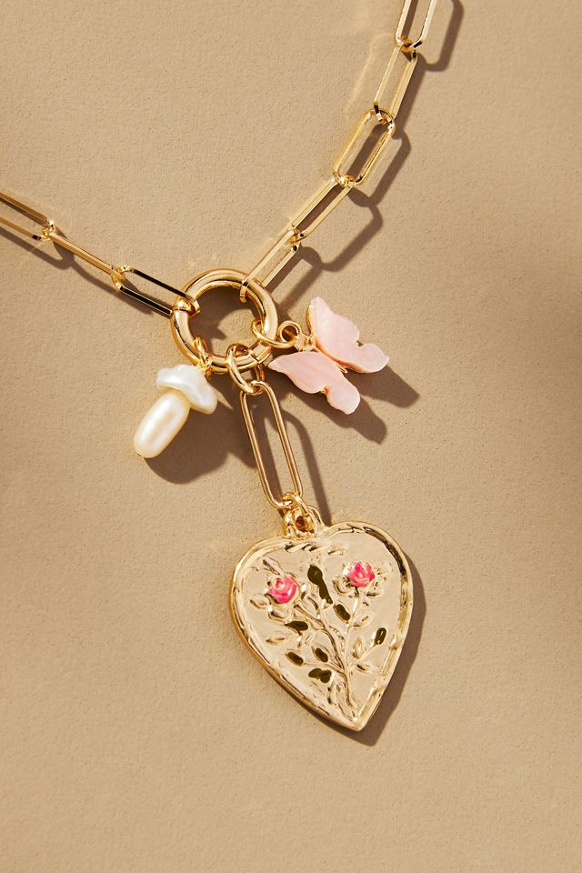 Cottage Core Charm Necklace | Anthropologie