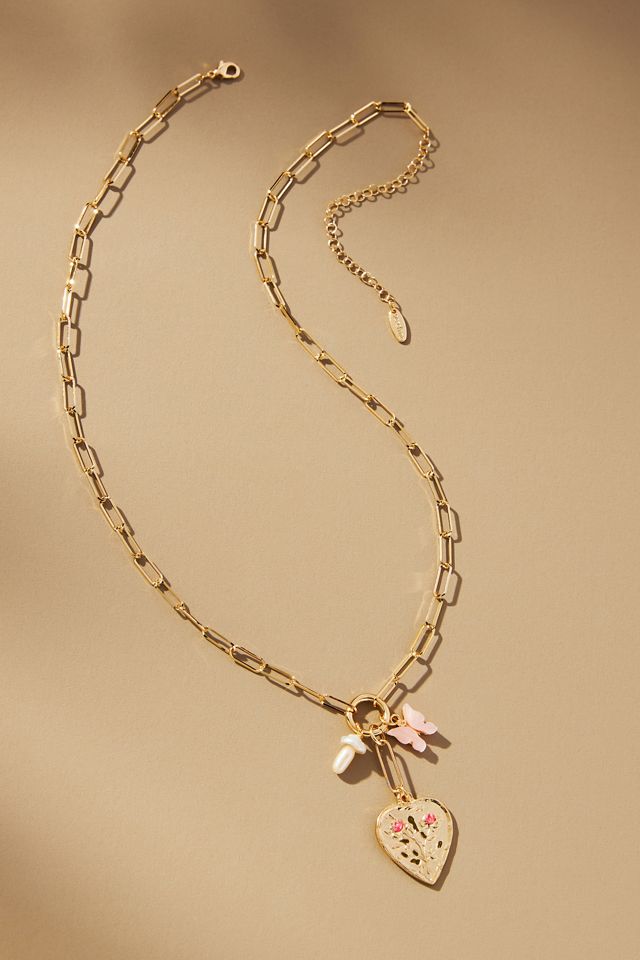 Cottage Core Charm Necklace | Anthropologie