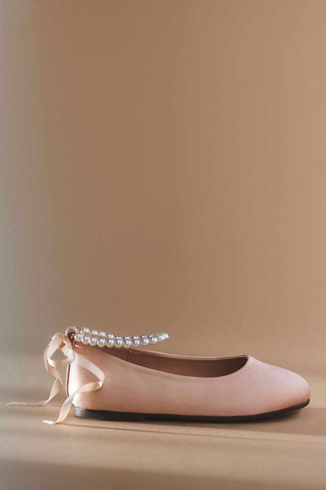 Princess Daliana Pearl Flower Girl Flats | Anthropologie