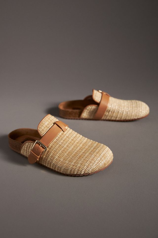 Bibi Lou Raffia Clogs | Anthropologie