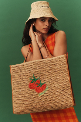 Simon Miller Raffia Tomato Tote | Anthropologie