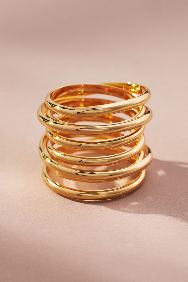 Layered Multi-Wire Ring | Anthropologie