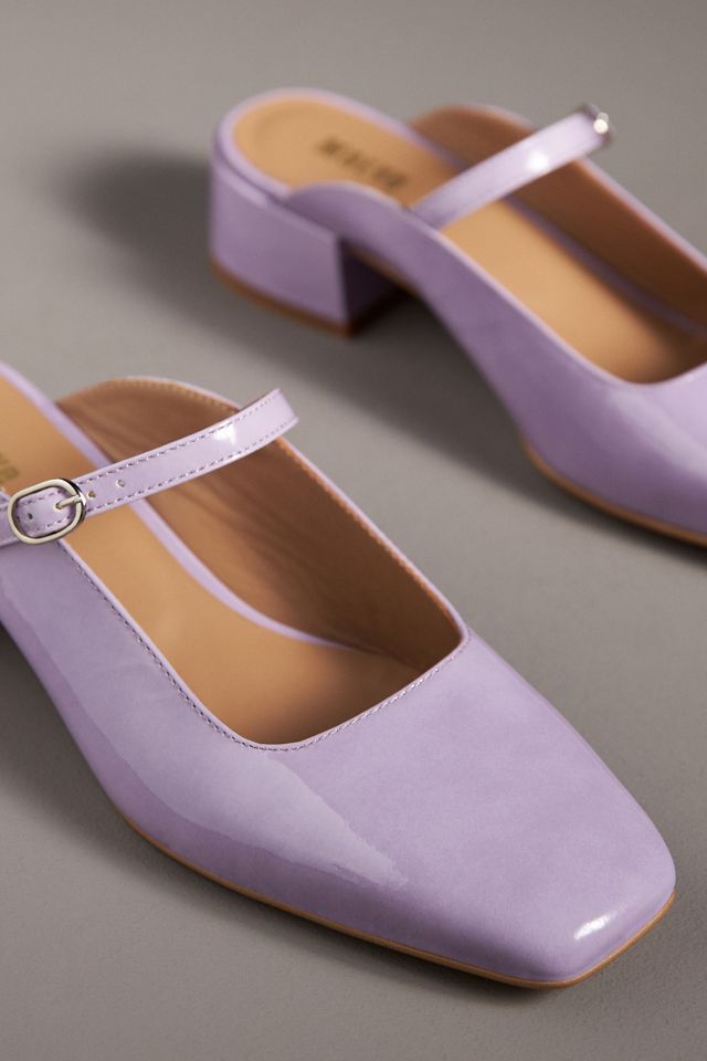 Maeve Mary Jane Mule Heels | Anthropologie
