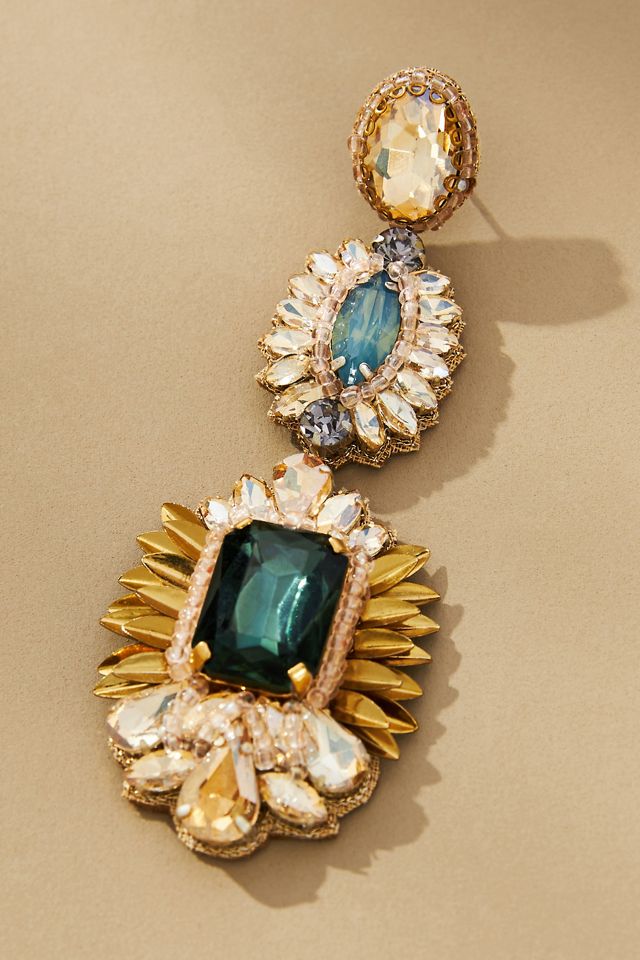 Deepa Gurnani Klara Fancy Drop Earrings | Anthropologie
