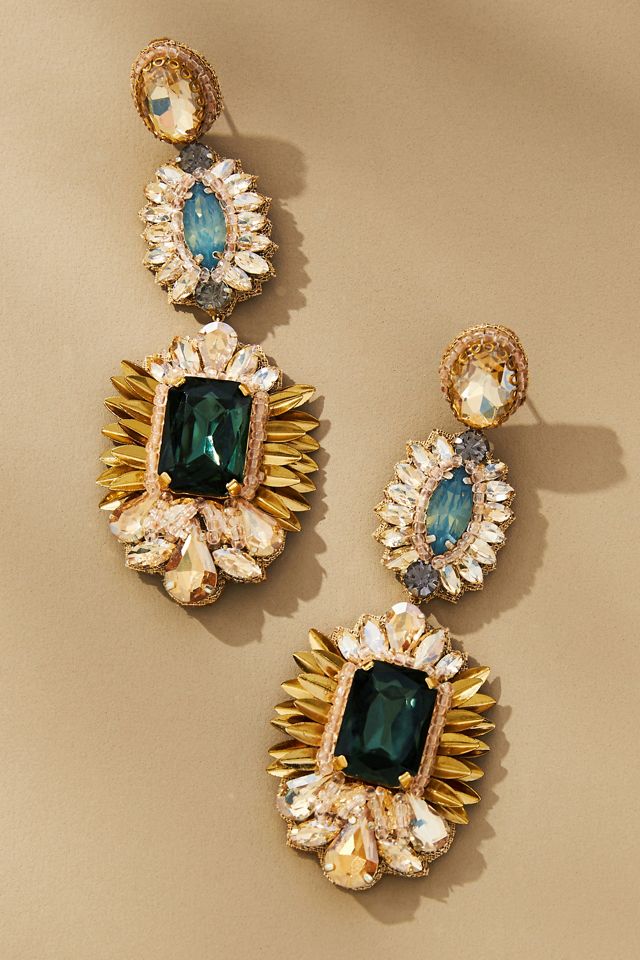 Deepa Gurnani Klara Fancy Drop Earrings | Anthropologie