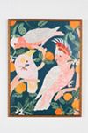 Parrots on Orange Tree Wall Art | AnthroLiving