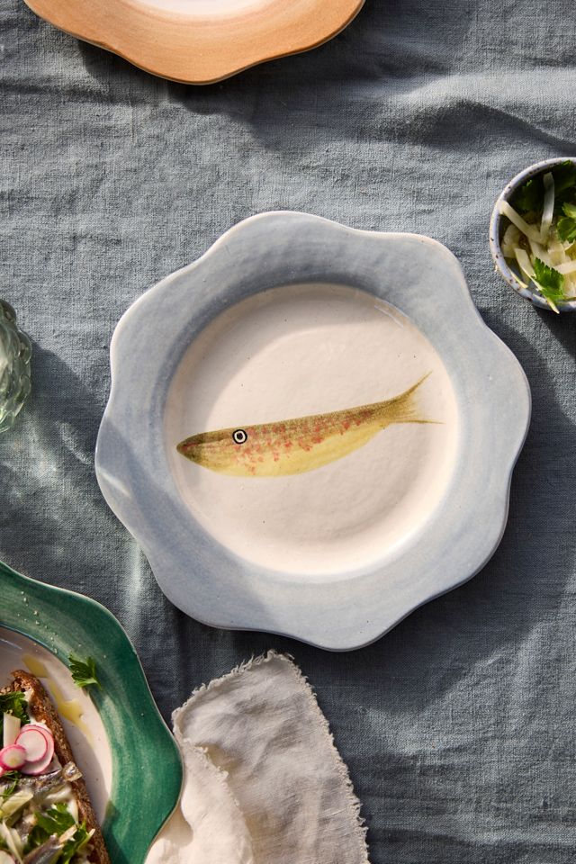 Fish Stoneware Plate | Terrain
