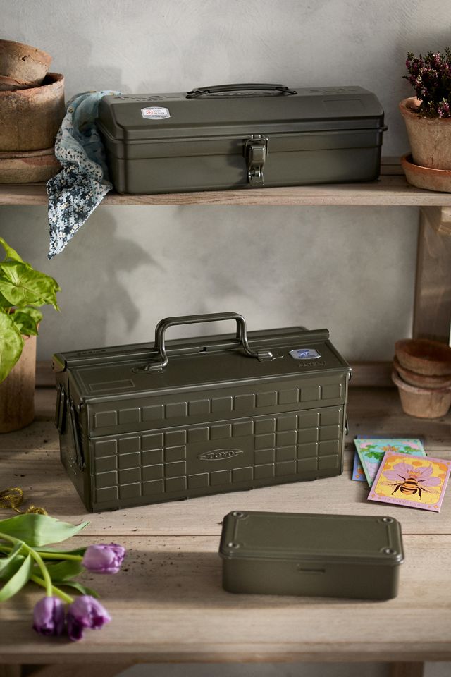 Toyo Steel Medium Seed Storage Box, Green | AnthroHome