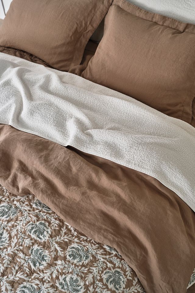 Coyuchi Robles Handstitched Organic Quilt | AnthroHome