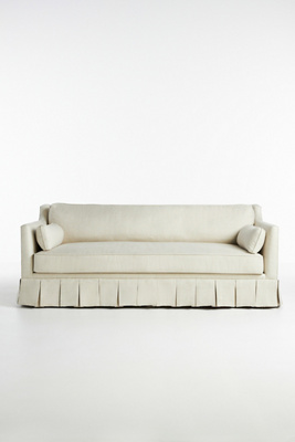 Leonelle Box-Pleated Sofa | AnthroLiving
