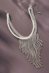 Pearl & Crystal Fringe Necklace | Anthropologie