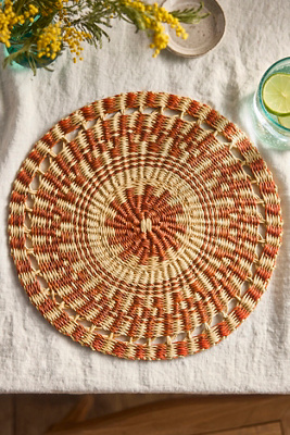 Woven Vetiver Grass Placemat | AnthroLiving