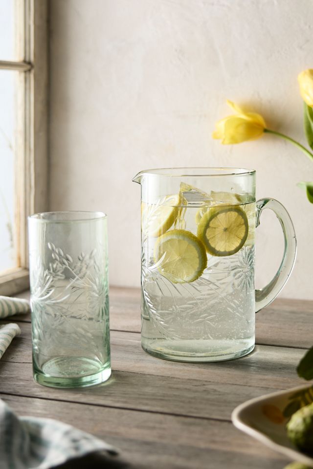 Etched Floral Pitcher | Terrain