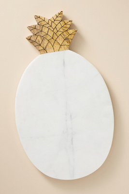 Marble Pineapple Cheese Board | AnthroLiving