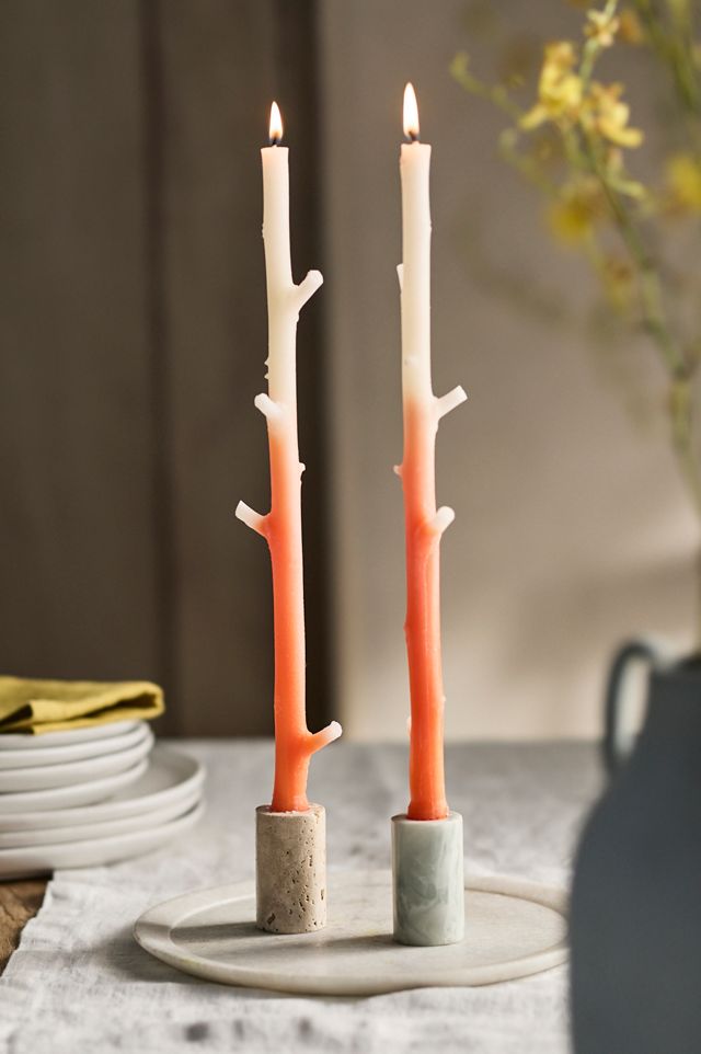 Ombre Maple Stick Candles, Set of 2 | AnthroLiving