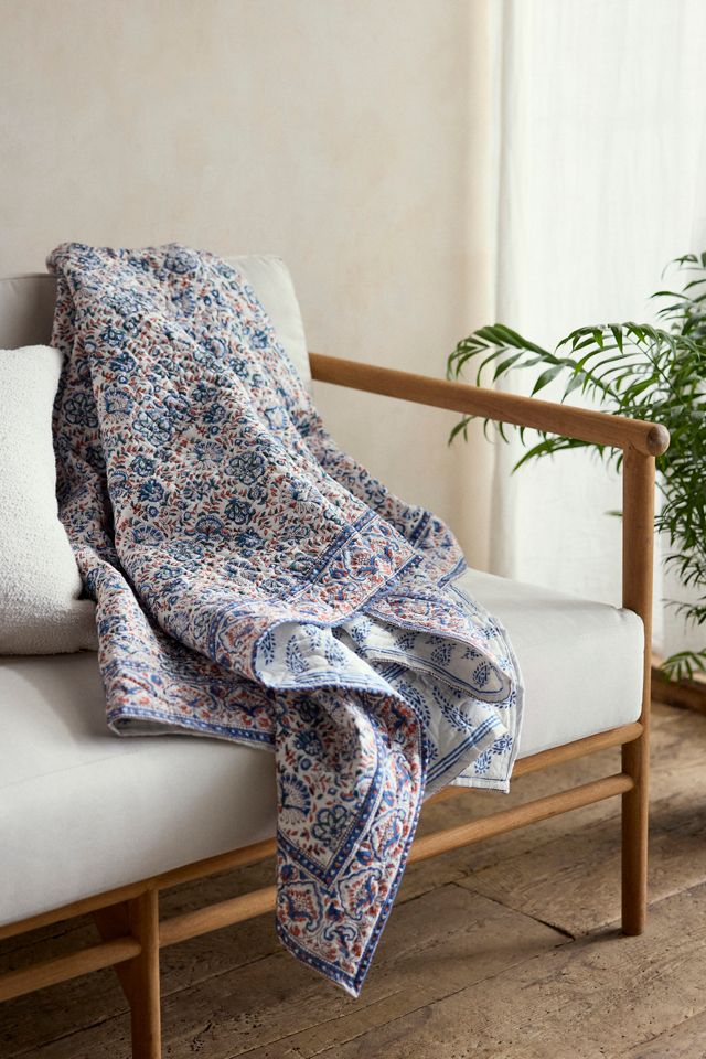 Quilted Cotton Throw | Anthropologie