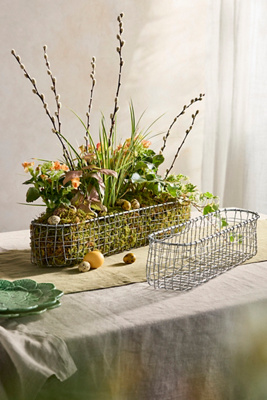 Galvanized Wire Trough | Anthropologie