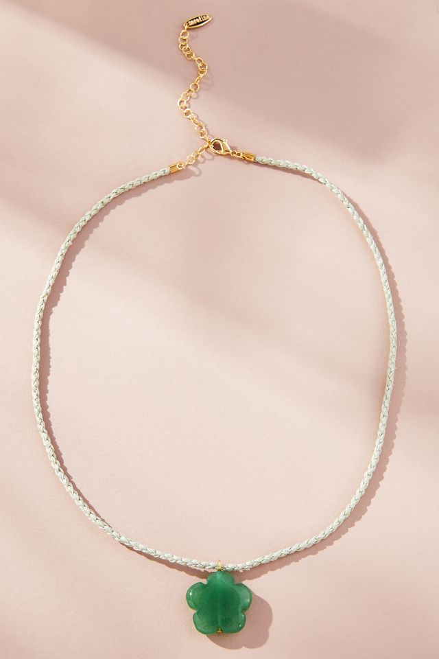 Cord Resin Pendant Necklace | Anthropologie