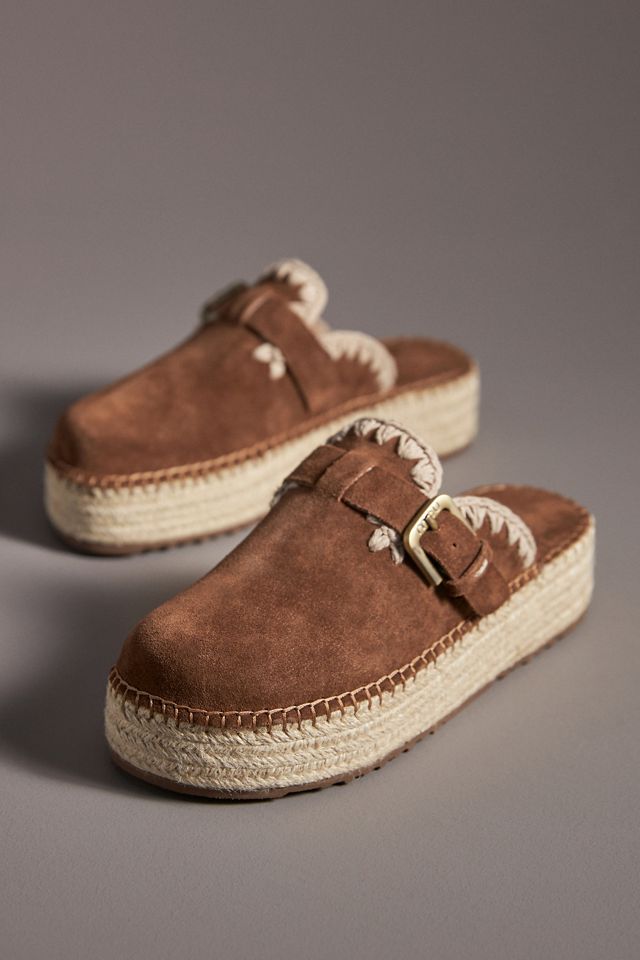 Mou Jute Clogs | Anthropologie