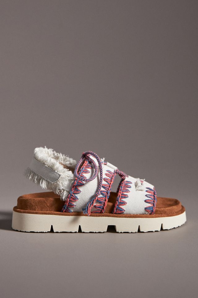 Mou Bio Two Buckles Slingback Sandals | Anthropologie