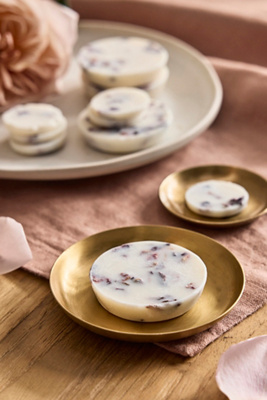 Pressed Floral Wax Rounds | Terrain