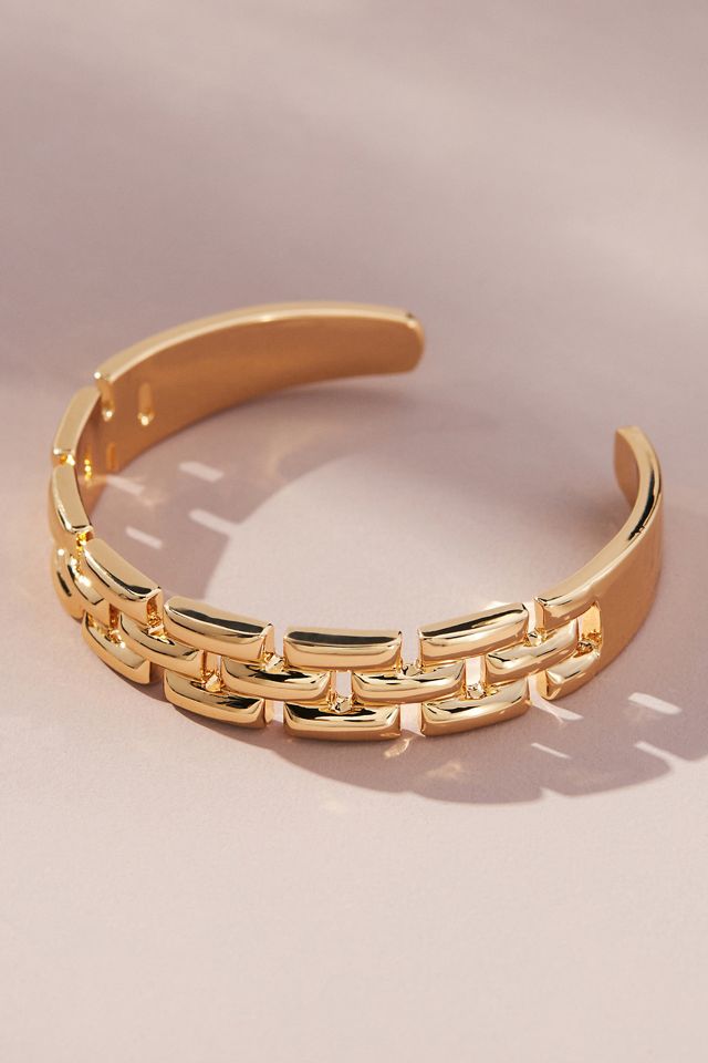 Molten Metal Cuff Bracelet | Anthropologie