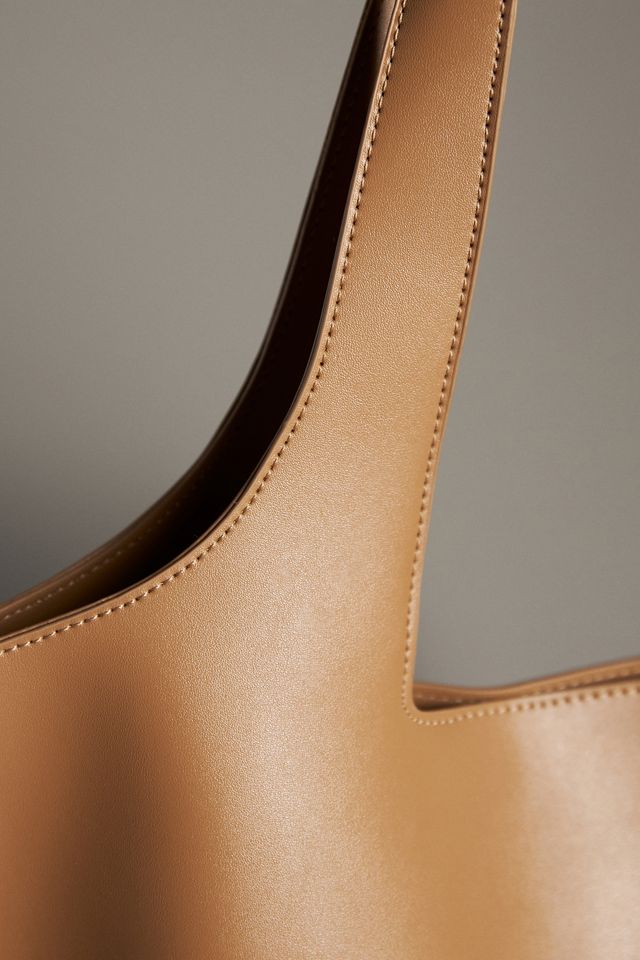 Faux Leather Commuter Tote | Anthropologie