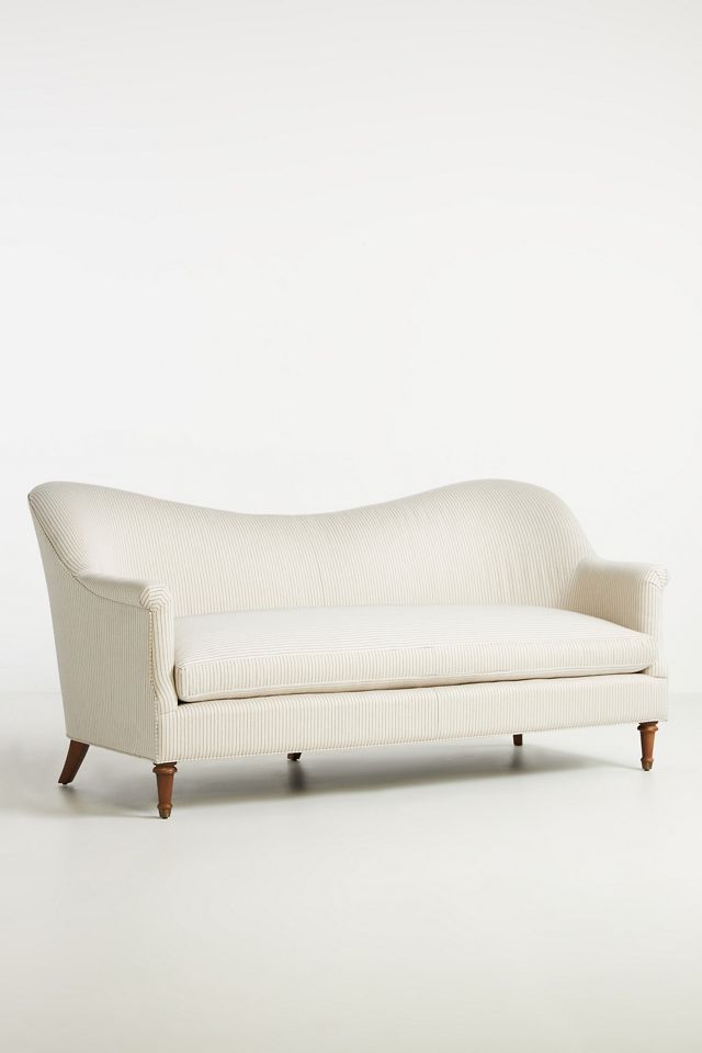 Sorrento Stripe Pied-A-Terre Sofa | AnthroLiving