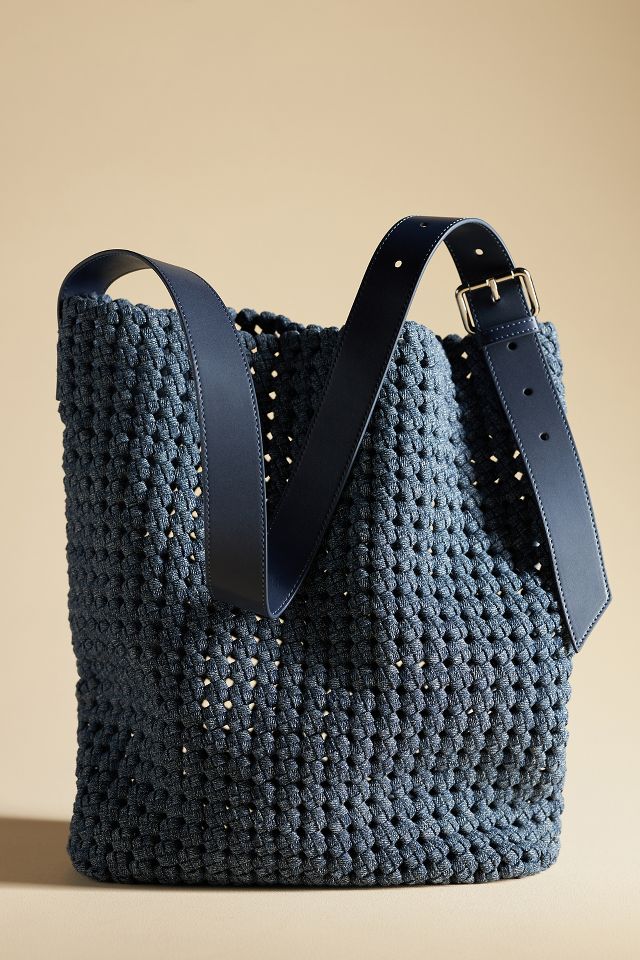 The Kalani Woven Knot Bag | Anthropologie