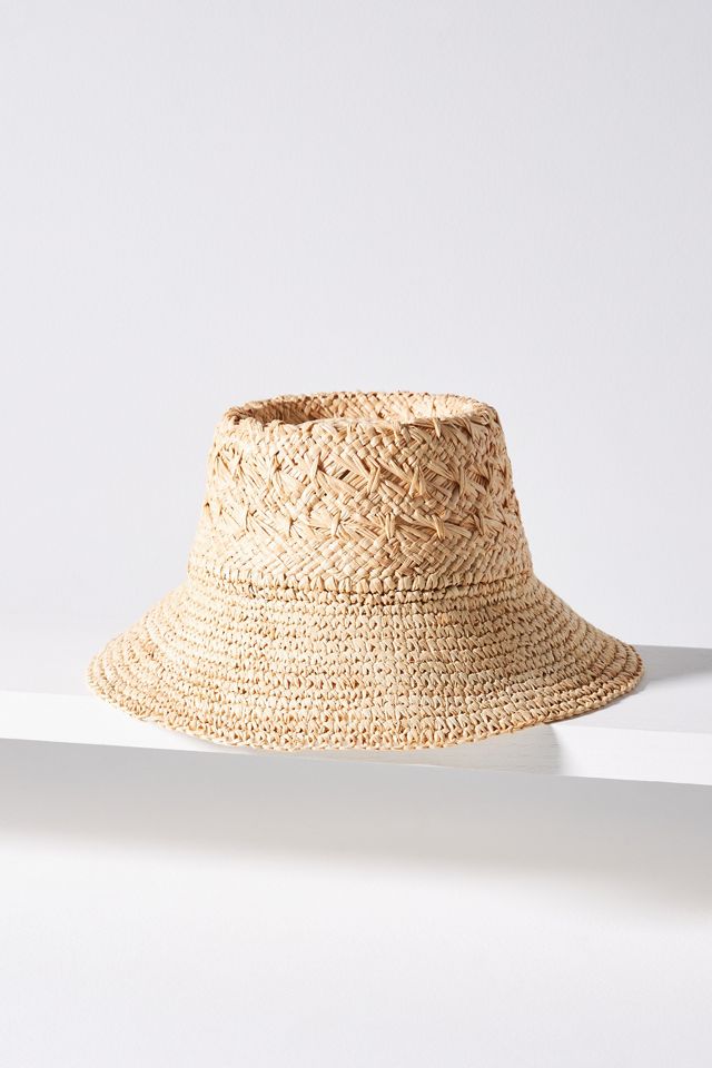 Wyeth Double Weave Straw Bucket Hat Anthropologie