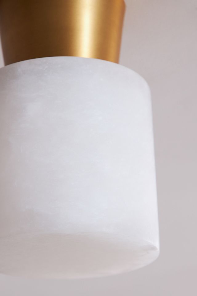 Hazel Alabaster Flush Mount | Anthropologie