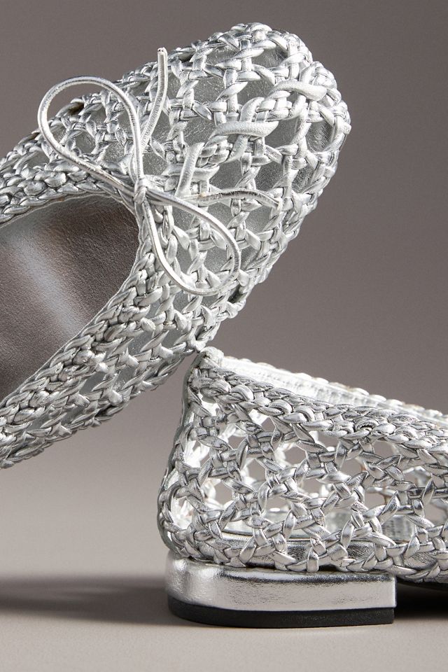 Jeffrey Campbell Weave-Me Flats | Anthropologie