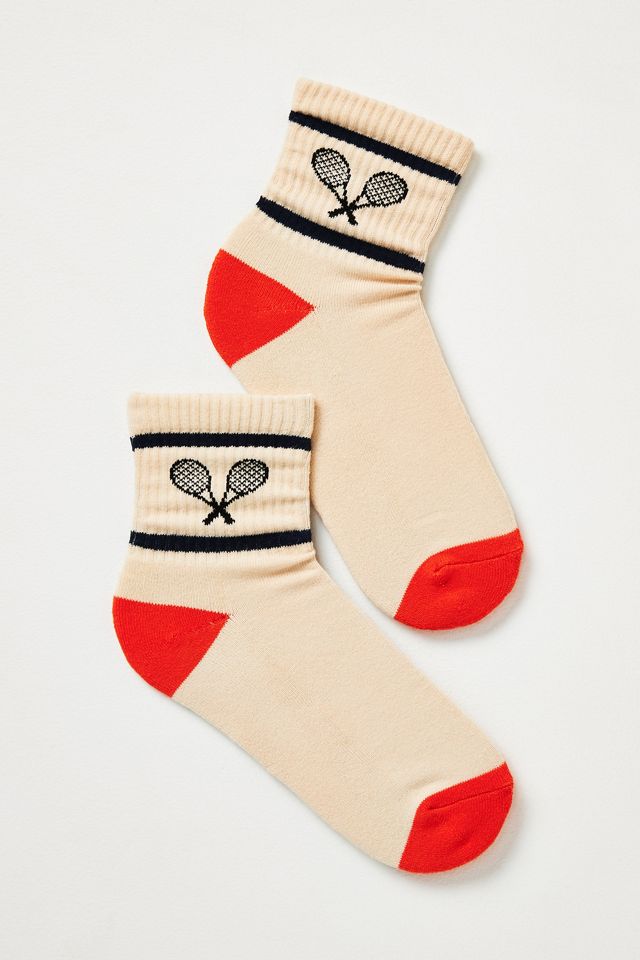 Athletic Racket Socks | Anthropologie