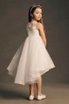 Princess Daliana Tulle High-Low 3D Flower Girl Dress | Anthropologie
