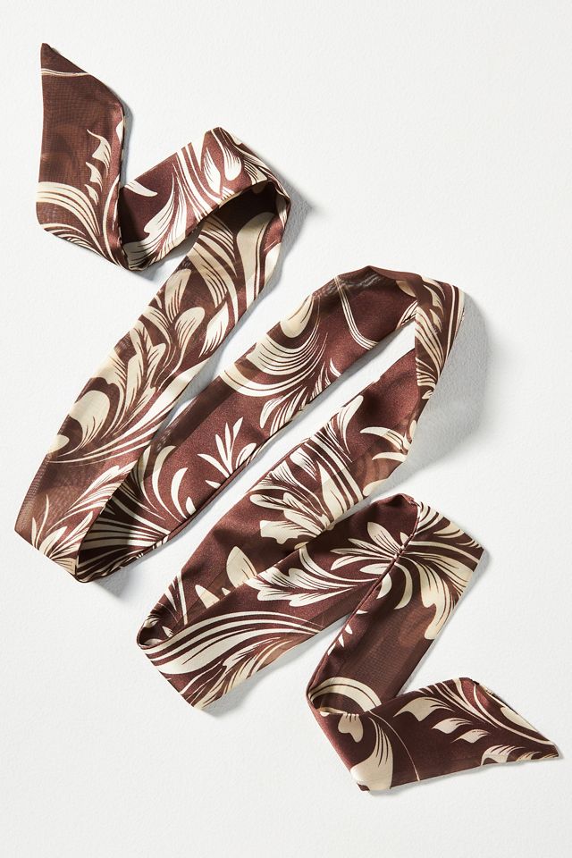 Bright Leaflet Hair Scarf | Anthropologie
