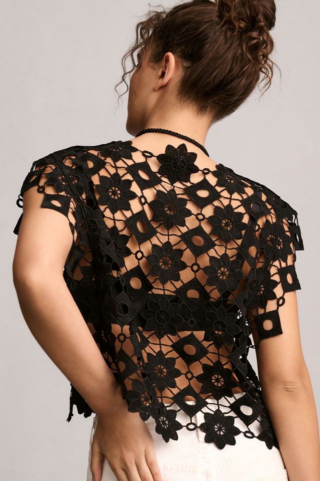 Maeve Floral Shell Top | Anthropologie