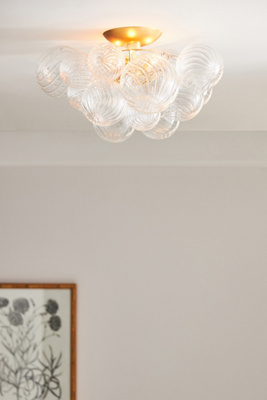 Talia Large Glass Flush Mount | AnthroLiving