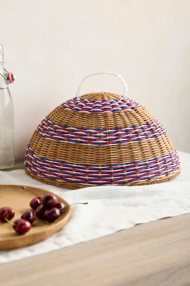 Americana Woven Rattan Food Cover | Terrain
