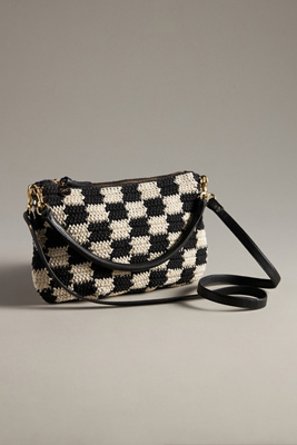 Clare V. Check Crochet Petit Moyen Bag | Anthropologie
