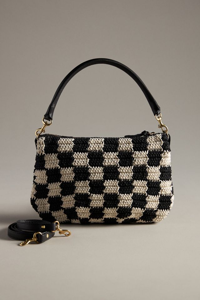 Clare V. Check Crochet Petit Moyen Bag | Anthropologie