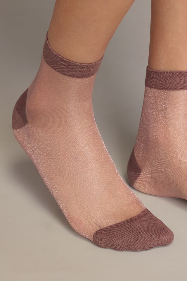 Bombas Matte Sheer Socks | Anthropologie