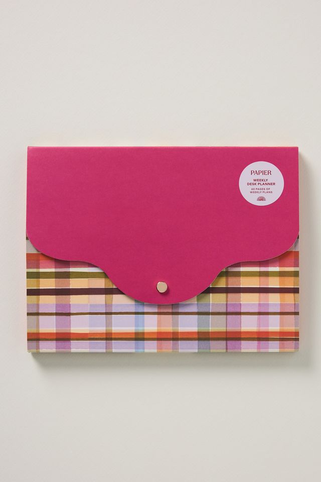 Papier 70s Mod Desk Planner | Anthropologie