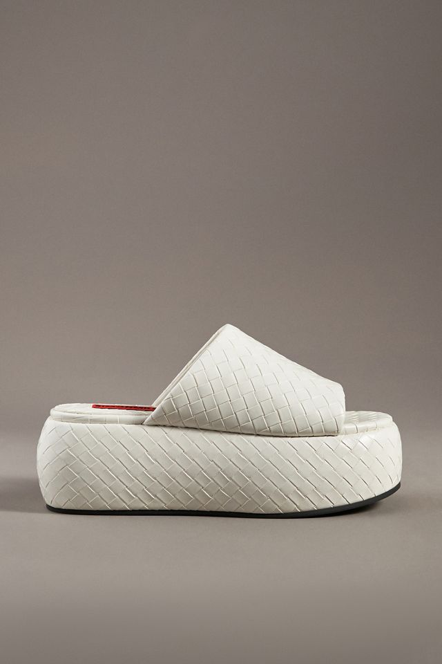 Simon Miller Woven Platform Slide Sandals | Anthropologie