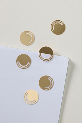 Papier Circle Metal Paper Clips, Set of 6 | AnthroLiving