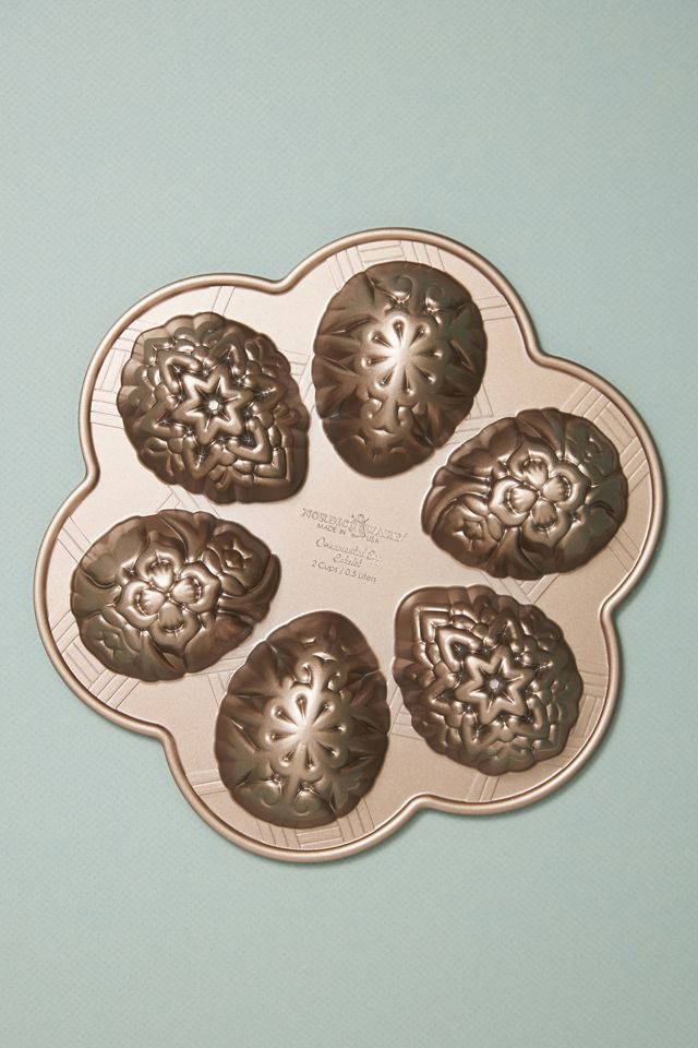 Nordic Ware Ornamental Egg Cakelet Pan | AnthroLiving