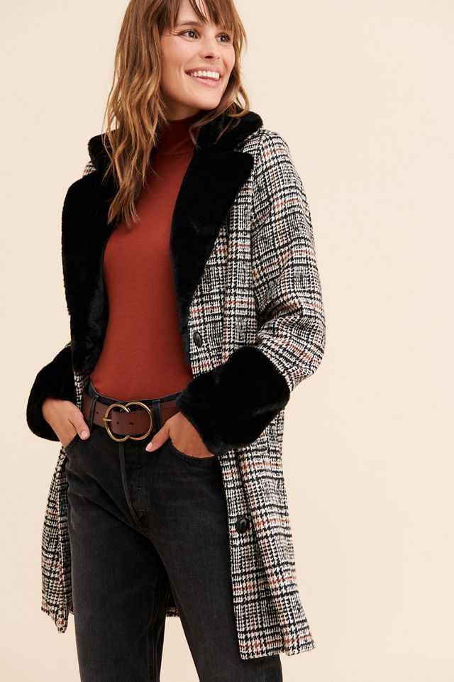 Sparkz Copenhagen Anna Plaid Coat | Anthropologie