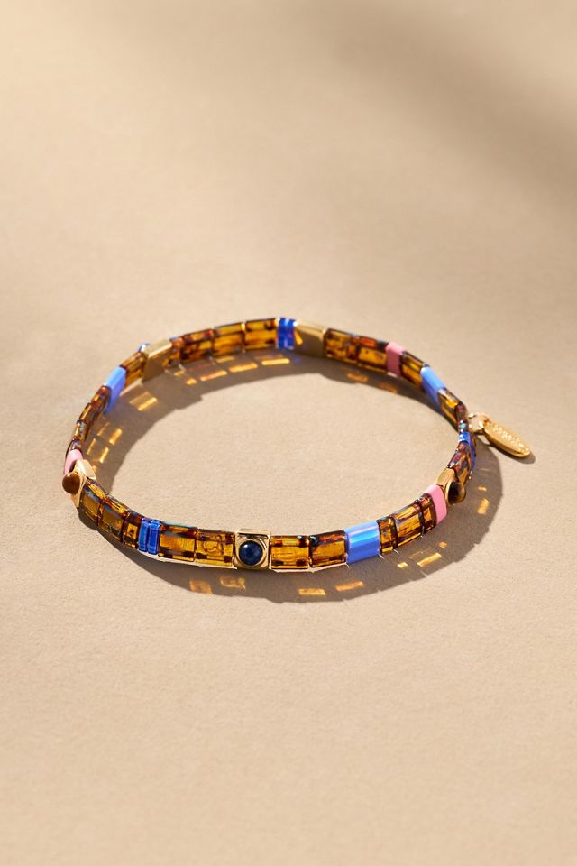 Beaded Chicklet Bracelet | Anthropologie