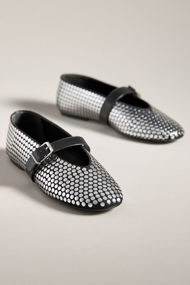 Schutz Eiza Studded Flats | Anthropologie