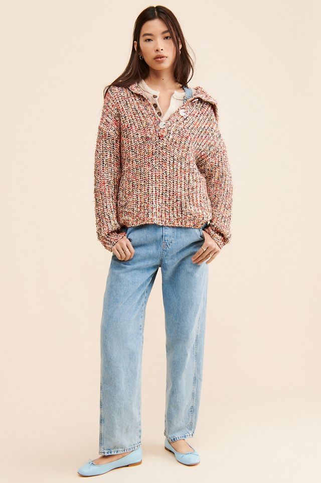 525 Half Button Pullover | Anthropologie